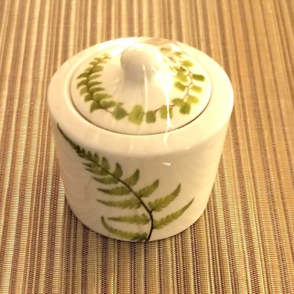Zara Home | Dining | Zara Home Vintage Fern Sugar Pot | Poshmark